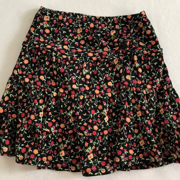 Gymboree | Bottoms | Gymboree Girls Size 8 Cotton Flower Skorts Black ...